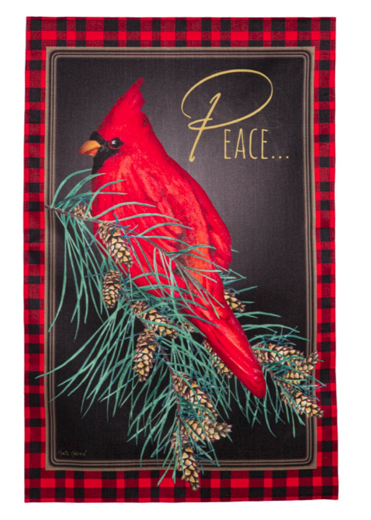 ‘Cardinal Peace’ Decorative Flag – MeLinda's Fine Gifts
