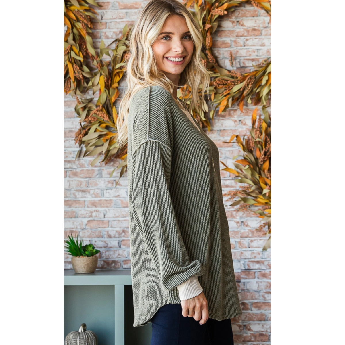 7th Ray Ribbed Button Front Top, Assorted Colors – MeLinda's Fine Gifts